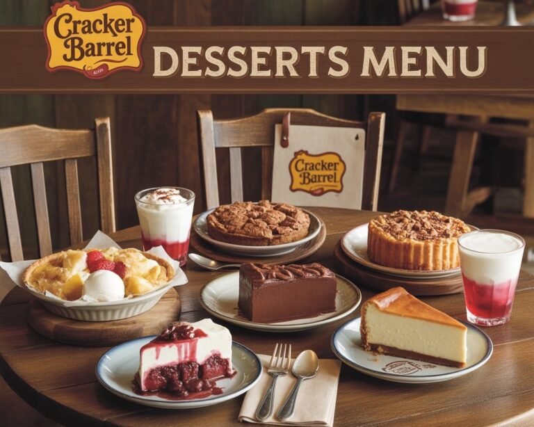 Cracker Barrel Desserts Menu With Prices